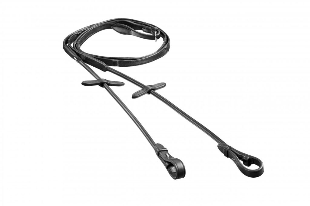 Finesse Reins Round with Cover and Stop - Jonastorps Gård